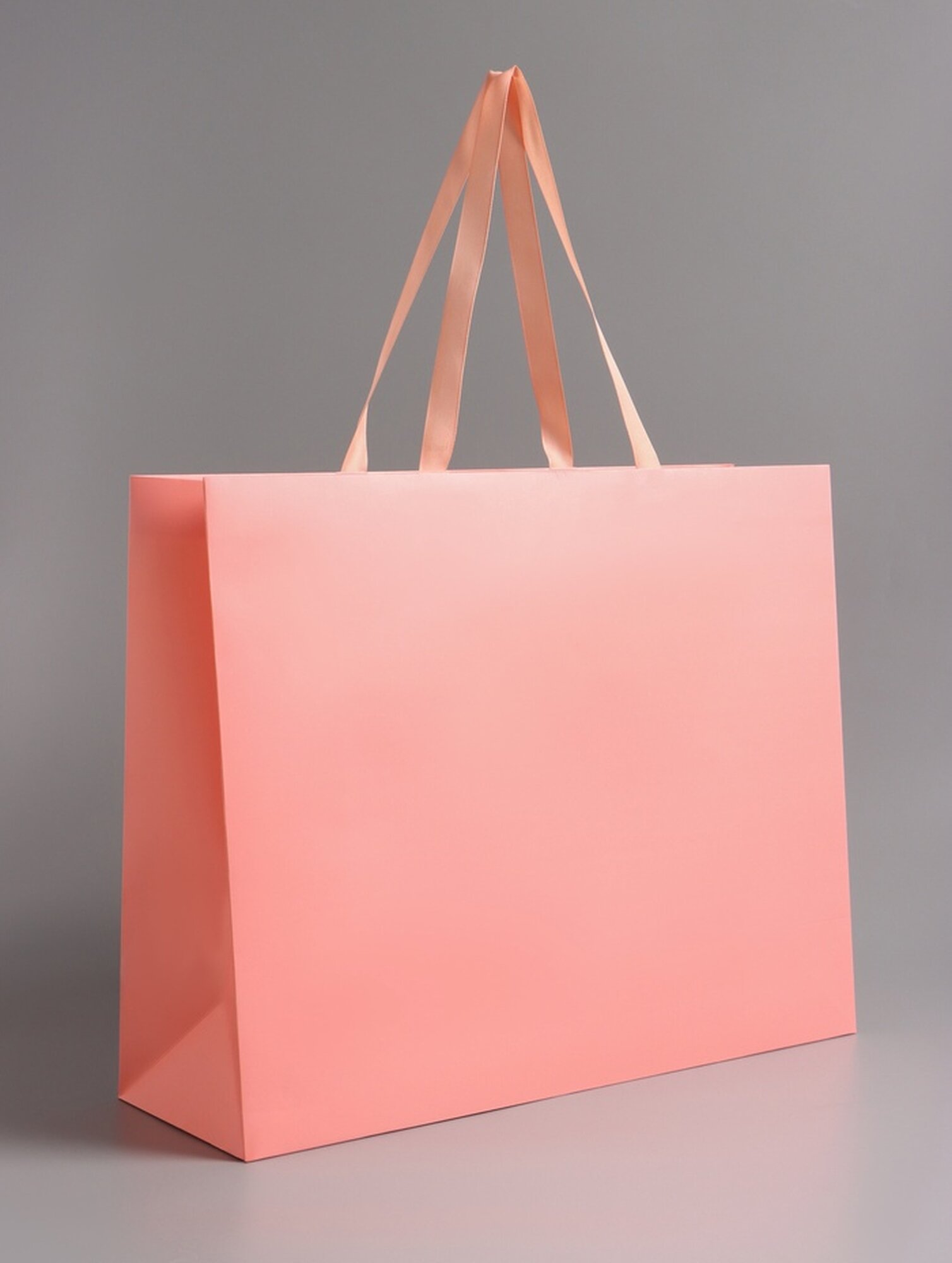 Пакет подарочный ламинированный горизонтальный "Розовый", 48 х 39 х 16 см 10919601