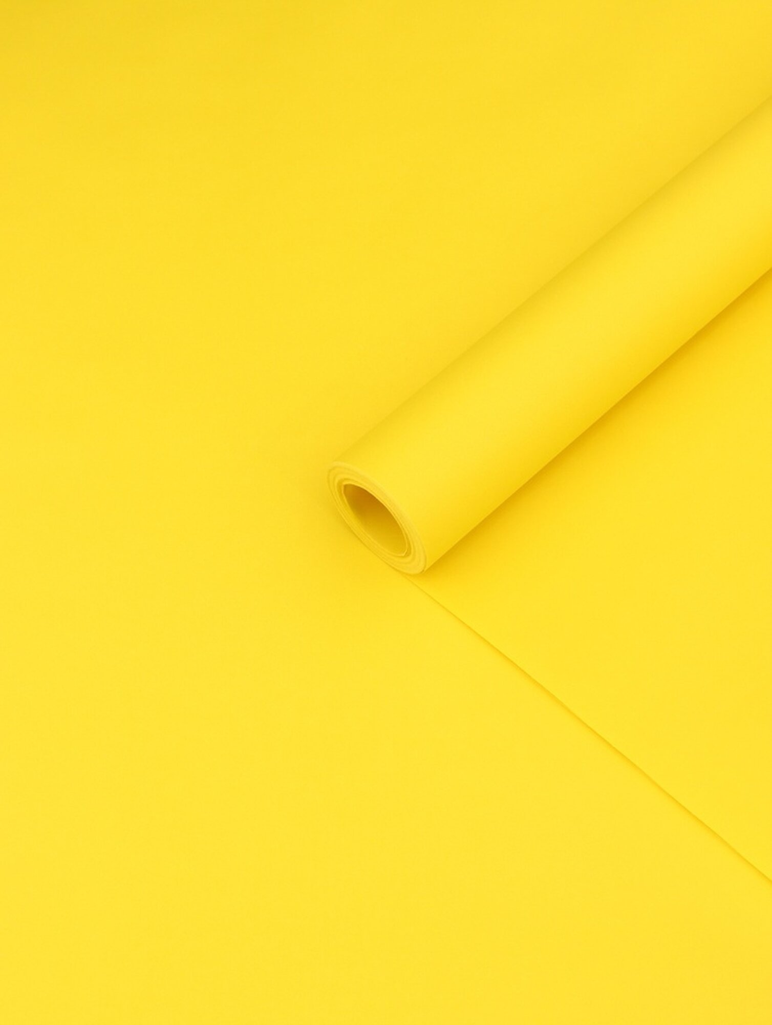 Бумага упаковочная крафт, двусторонняя, желтый 0,68 х 10±5% м 10968648