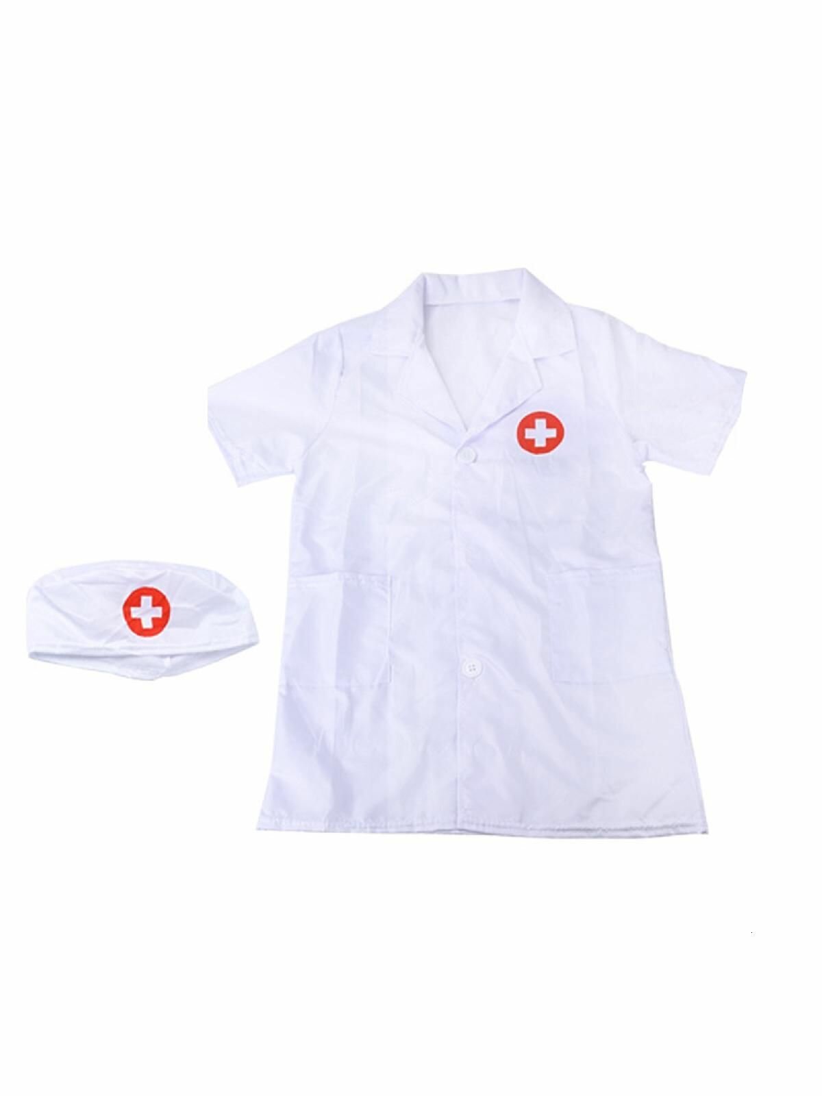 Детский костюм врача (2 шт.), Белый