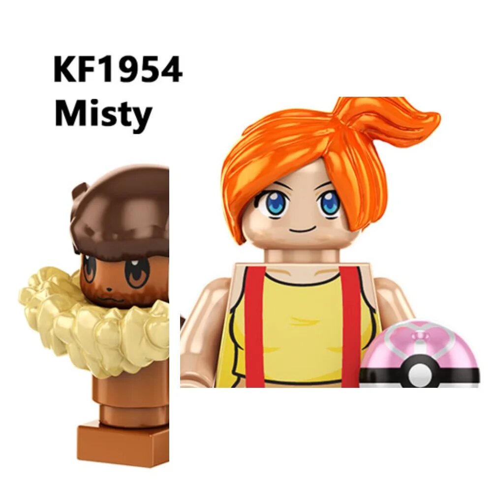 Keeppley Misty KF1954, Покемон, мини-фигурка