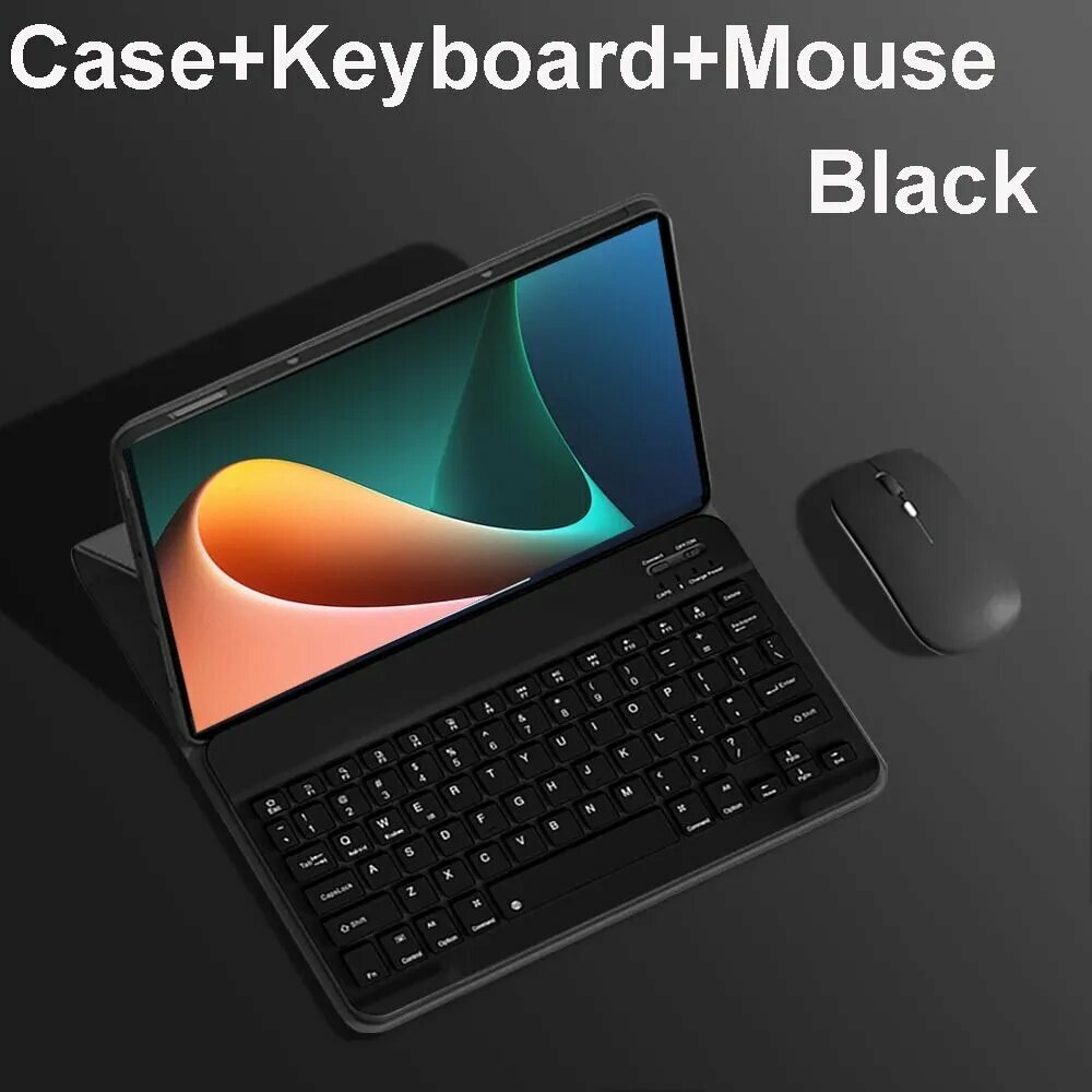 Чехол для планшета Xiaomi Mi Pad 5/5 Pro 11 дюймов со съемной Bluetooth-русской клавиатурой и мышью.