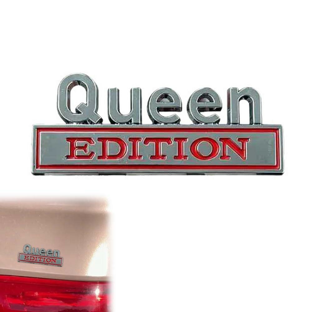 3D-наклейка-эмблема Queen Edition, автомобильная эмблема Old Man Edition, съемные металлические наклейки для грузовиков и мотоциклов.