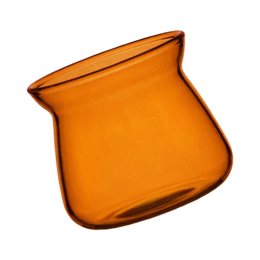 Простая сенсорная чашка из термостойкого стекла-Янтарный-кофейная чашка