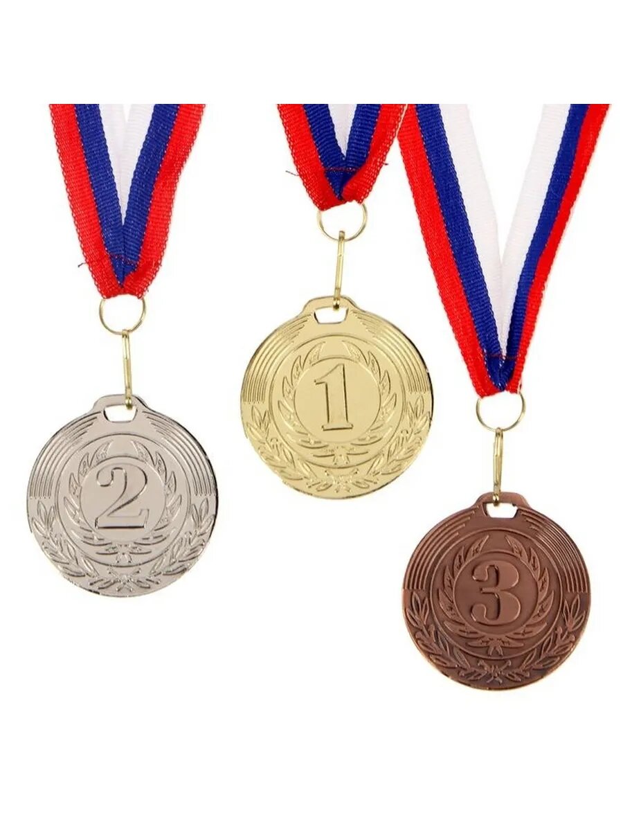 Призовая медаль с лентой для победителей