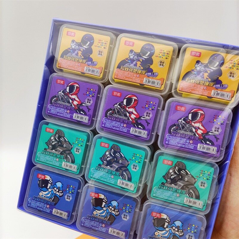 Новая модель Rover, ластик с щеткой, гибкий, цветной, мягкий глиняный ластик, меняющий цвет, образовательный ластик для карандашей, новый креативный глиняный ластик