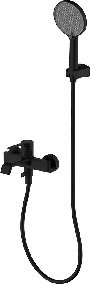 Смеситель для ванны и душа AQUAme Asti AQM6412MB черный