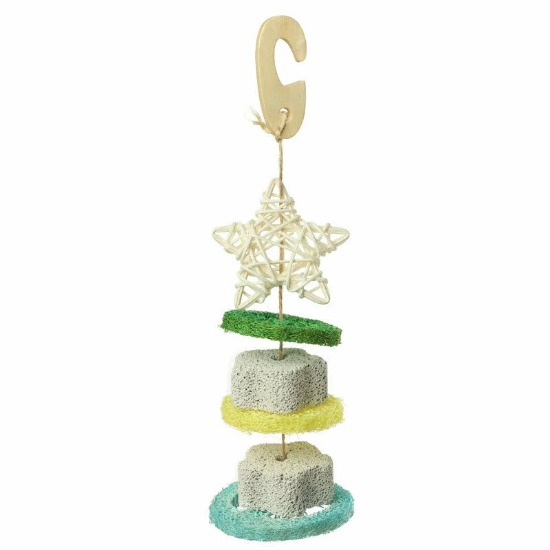 Игрушка для птиц Triol "Звезда с дольками", 175х230 мм, d60 мм, 1 шт
