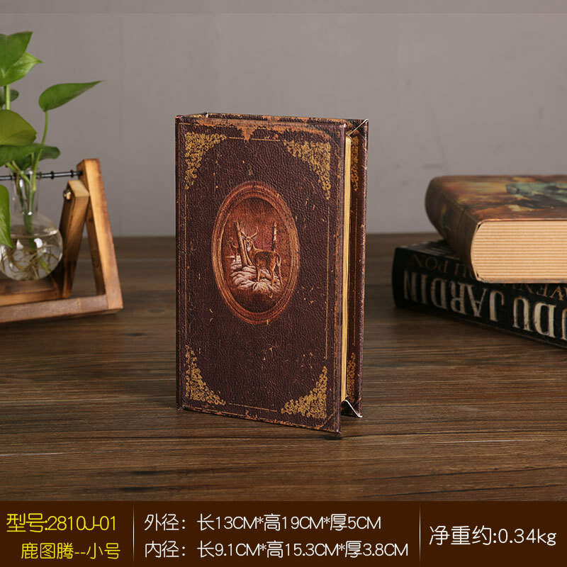 Имитация книги, модель книги для декора в кабинете, офисе, книжной полке, винтажная декоративная книга, реквизит для фотографии, ремесленная демонстрация