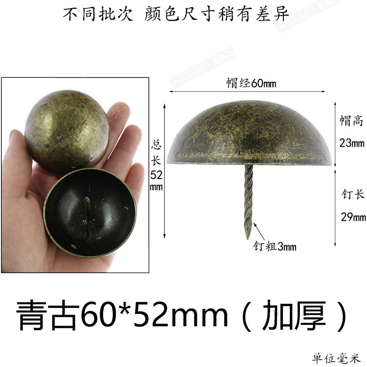 Толстые глянцевые гвозди с пузырьками 4-100 мм, антикварные гвозди для дивана, декоративные гвозди, круглые гвозди, гвозди для деревянных досок, булавки, заклепки, антикварные бронзовые гвозди для дверей