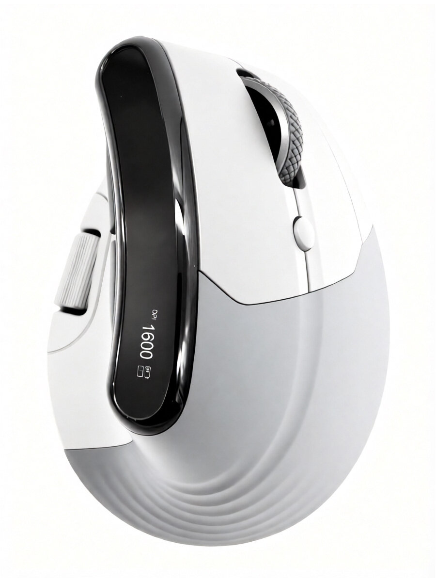 Вертикальная мышь беспроводная Saiggi Wireless Vertical Mouse (TM-023) White