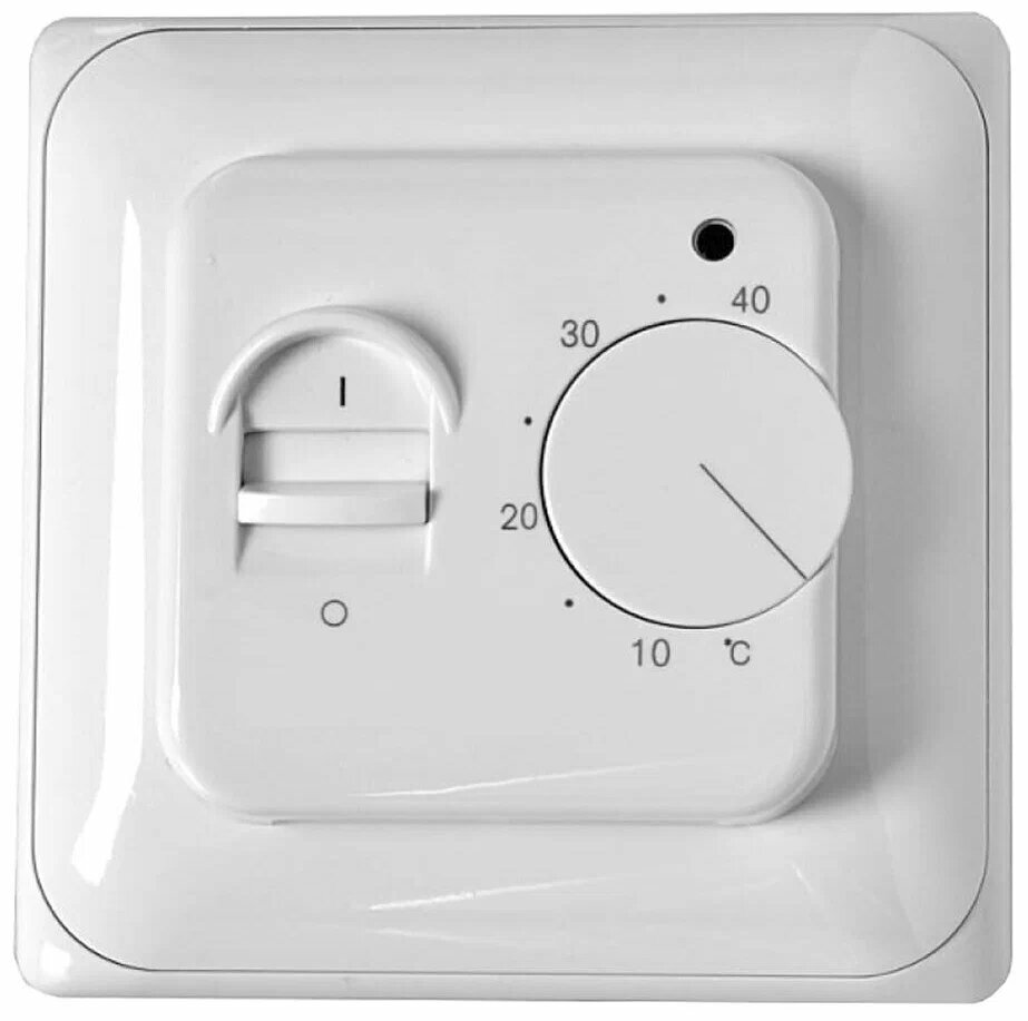 Терморегулятор RTC 70.16 белый, для теплого пола, механический