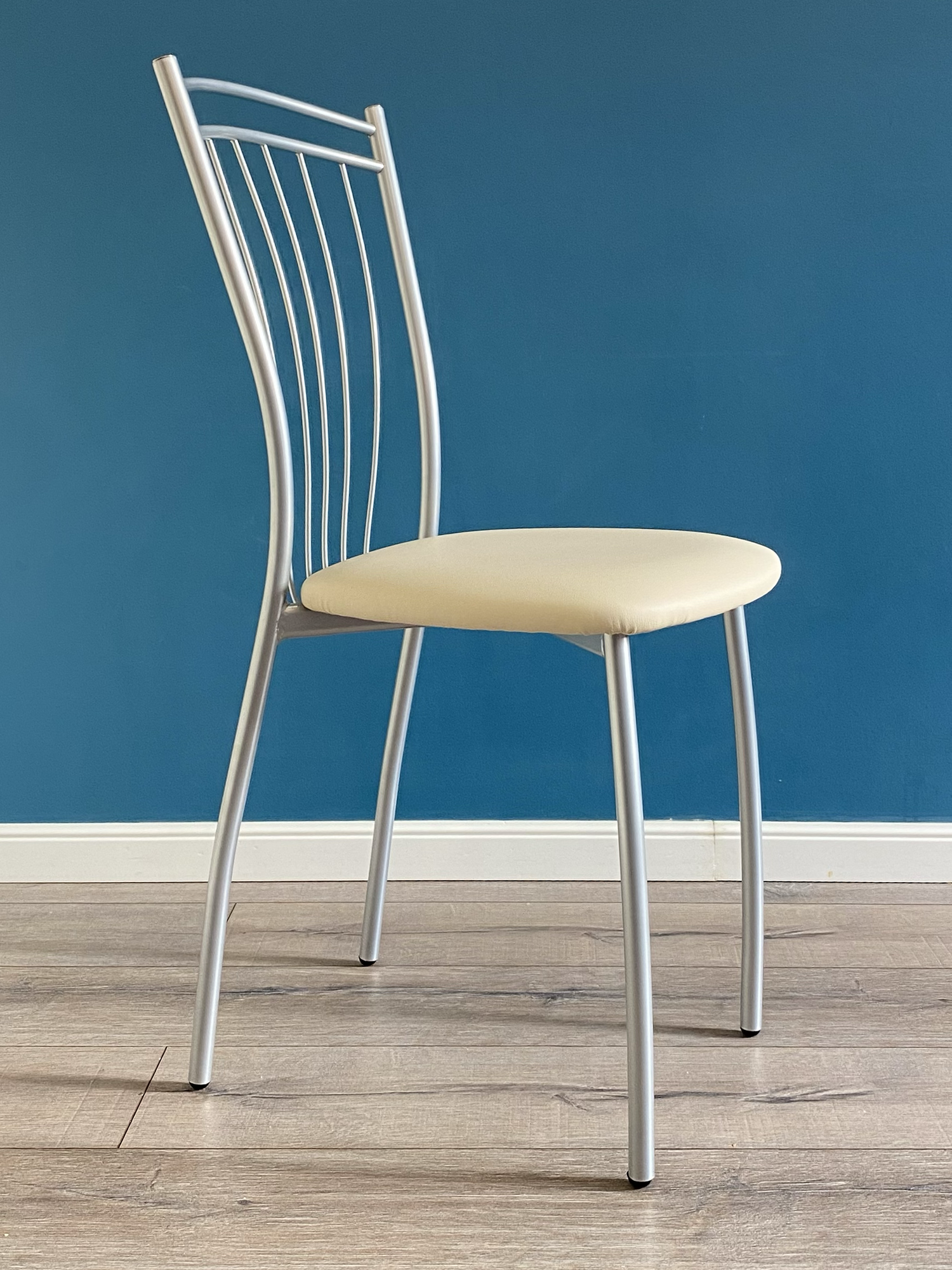 Стул Сигма С4.00.00 Северсталь, металлик, экокожа Аэро бежевый, до 140 кг