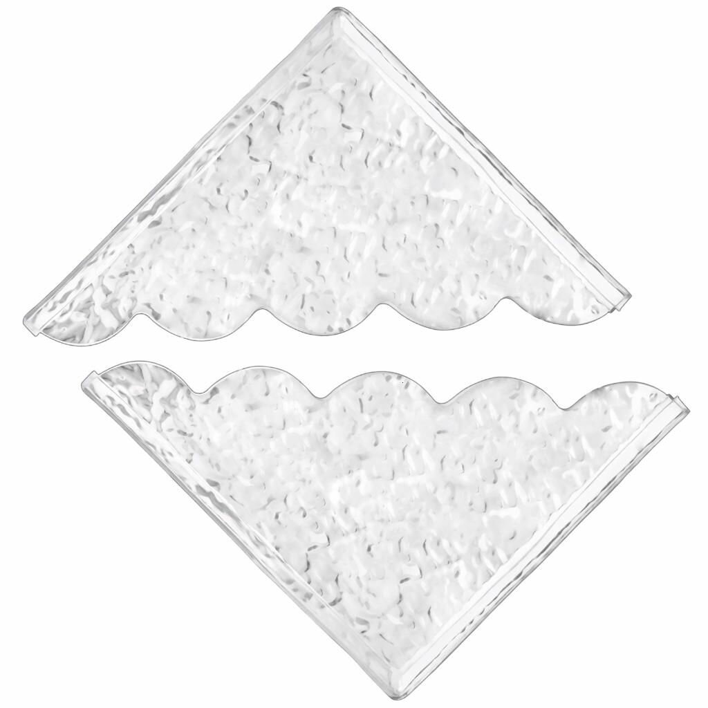 2 акриловых угловых защитных накладки для ванны