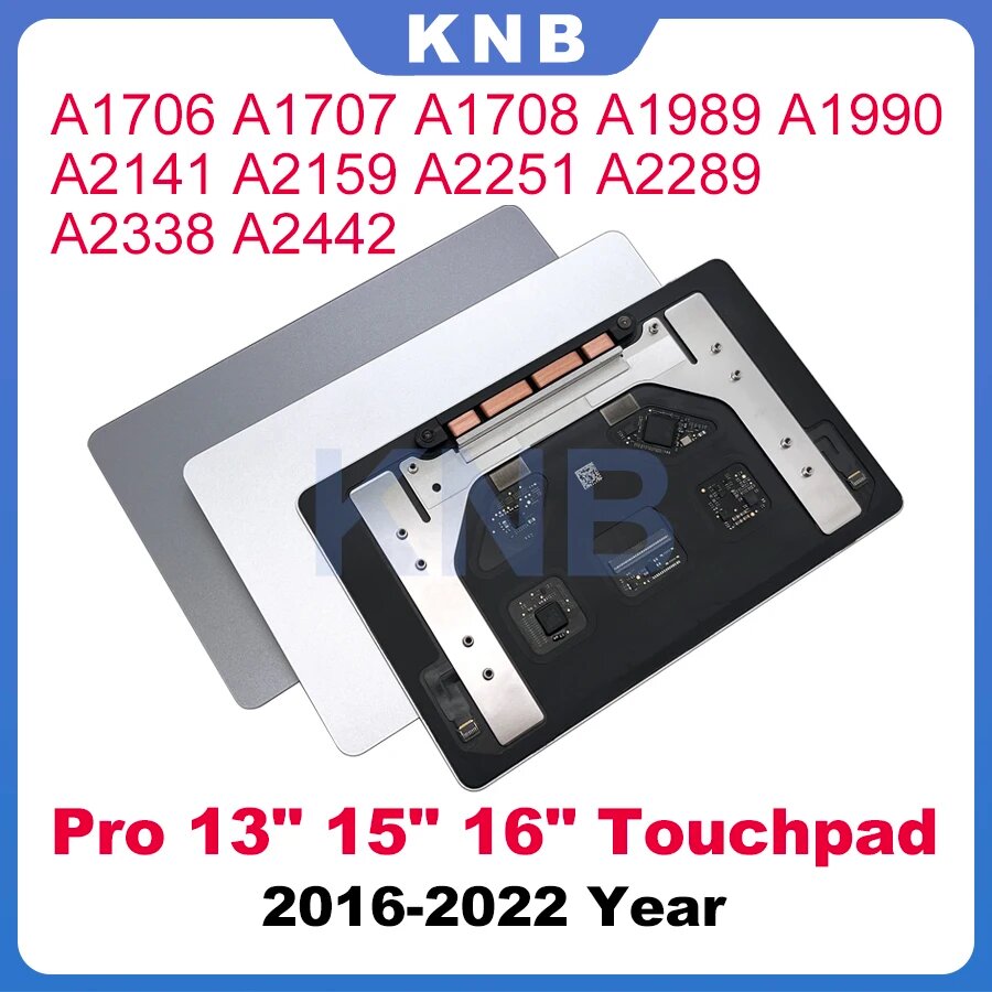 Оригинальный сенсорный тачпад KingningBro для Macbook Pro космический A1707 Silver TP
