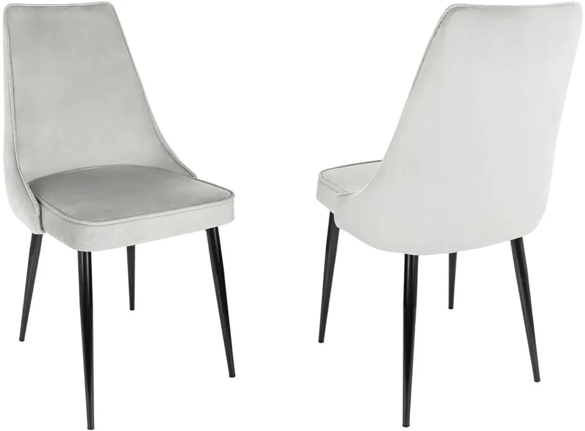 CH-K4_1/HL09_2 / Комплект стульев Бюрократ CH-K4_2, 2шт, на ножках, ткань, светло-серый (ch-k4_1/hl0