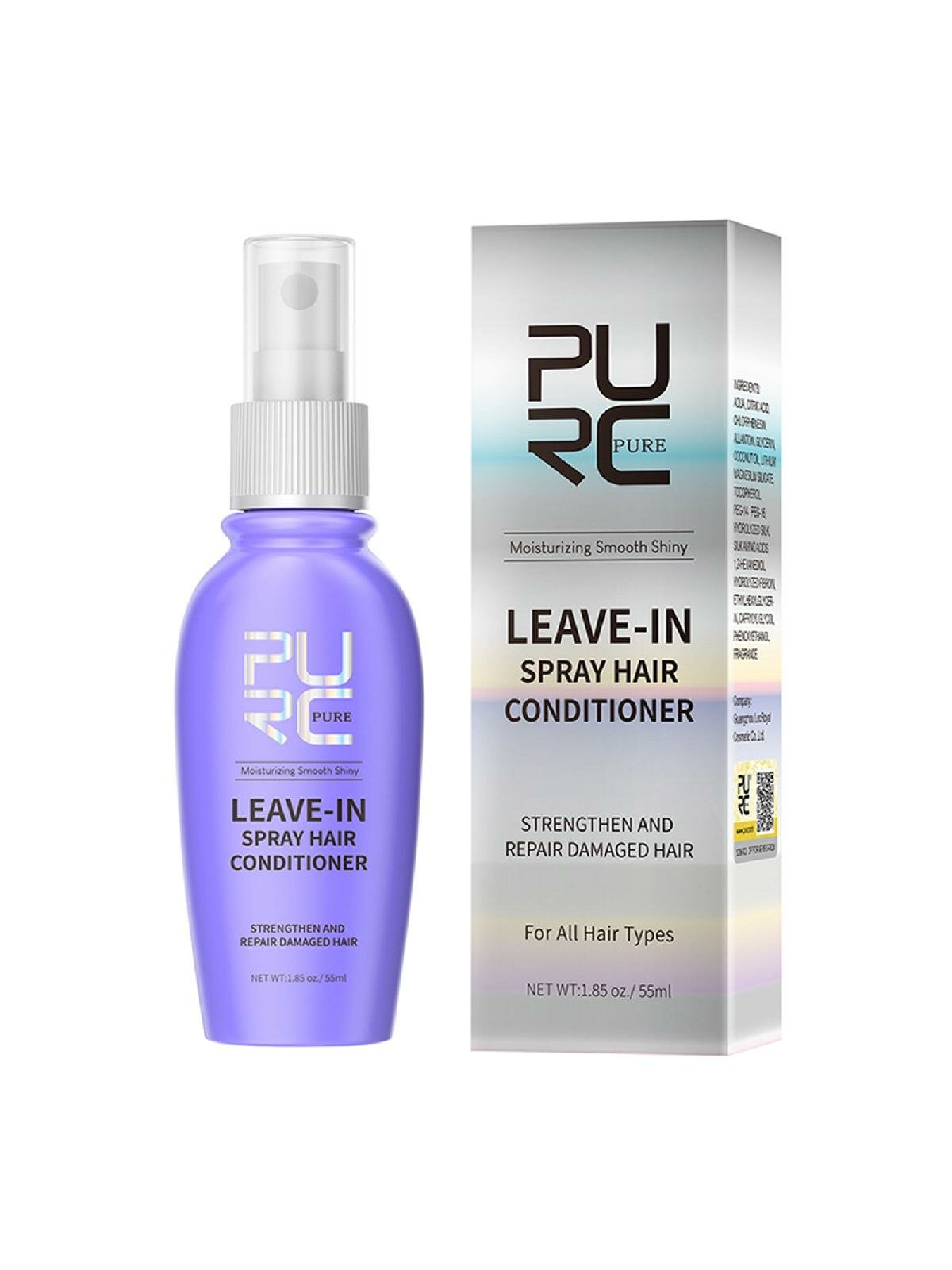 Флакон одноразового спрея с эфирным маслом для ухода за волосами (жидкого)