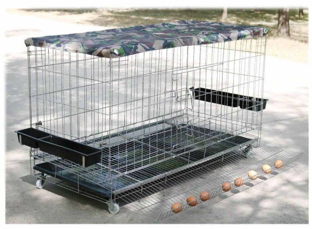 Клетка для кур-несушек большая на 10 голов