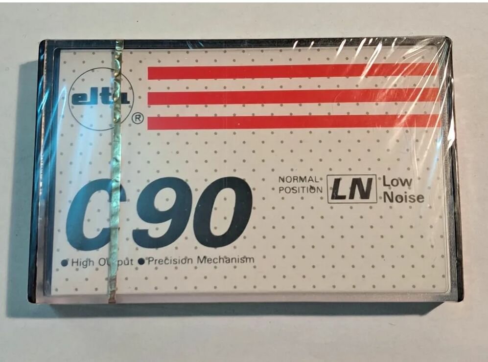 Аудиокассета ELTA C-90 новая в упаковке