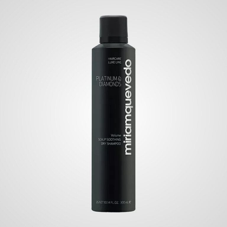 Успокаивающий бриллиантовый сухой шампунь-люкс 300 мл MIRIAMQUEVEDO Platinum & Diamonds Scalp Soothing Dry Shampoo Шампунь 300 мл