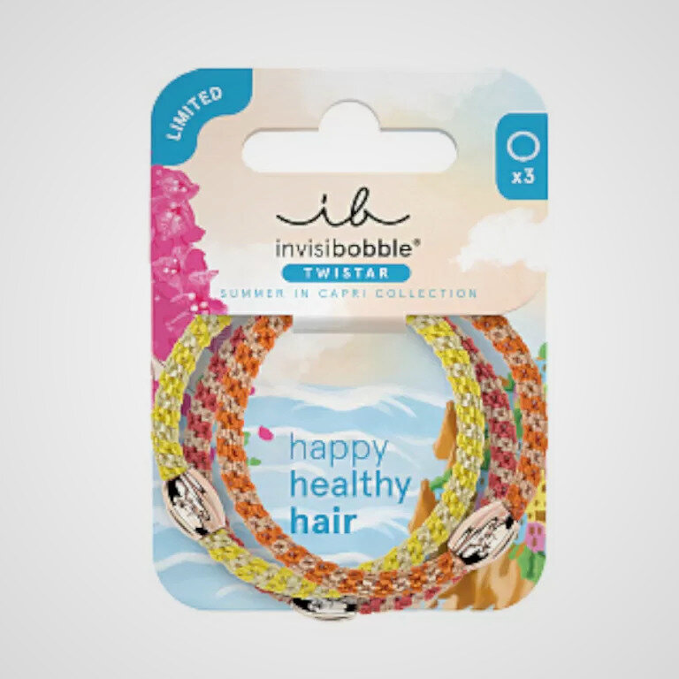 Резинка для волос TWISTAR Summer in Capri Tuscany Twist Invisibobble TWISTAR Summer in Capri Tuscany Twist Резинки для волос 3 шт