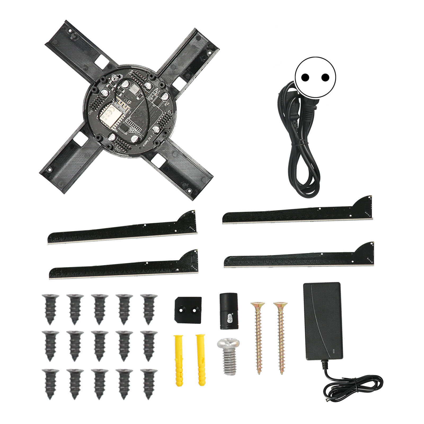 3D голографический вентилятор-проектор G510-45, рекламный дисплей, поддержка MP4/JPG/GIF/MOV, блок питания 100-240V EU Plug