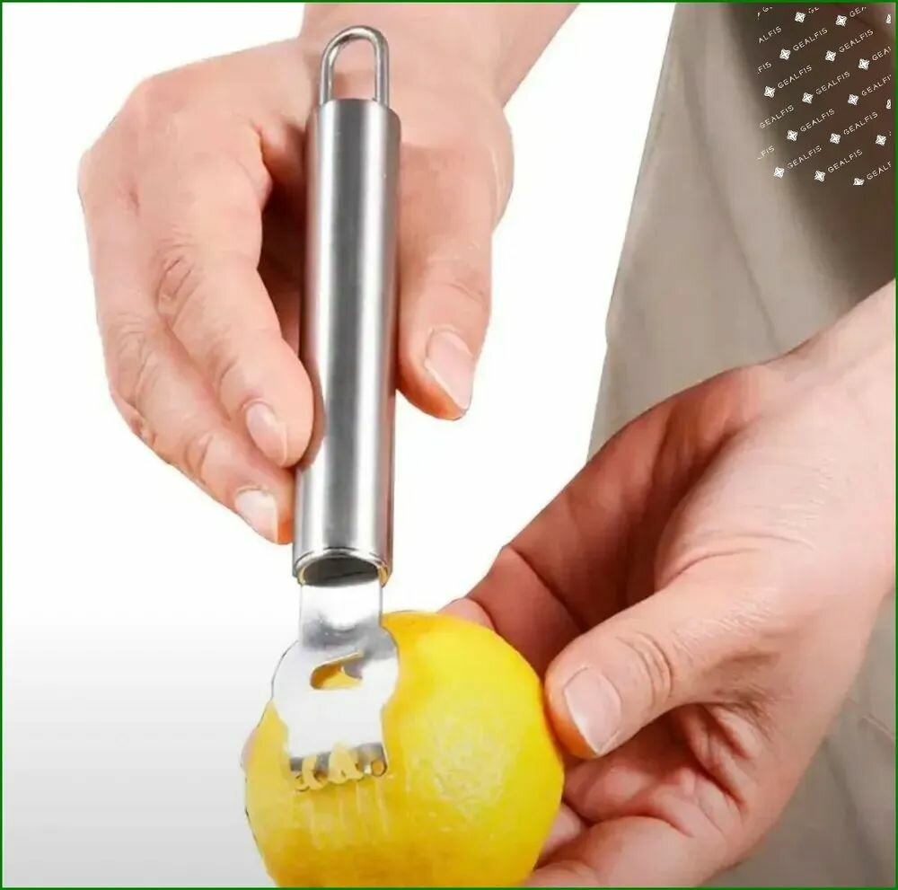 Нож для цедры цитрусовых, лайма, лимона, апельсина из нержавеющей стали