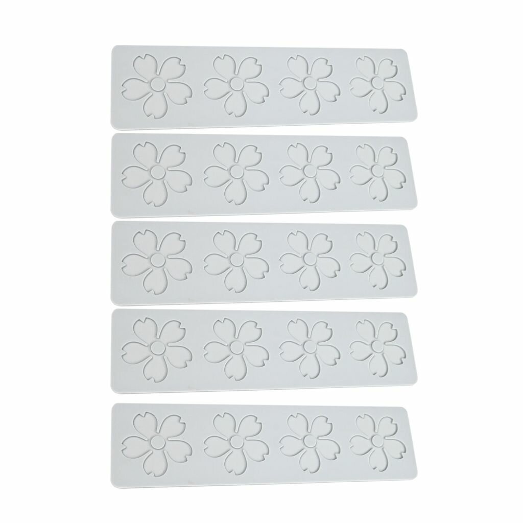 Силиконовые формы для выпечки "Цветочные лепестки" (5 шт.)