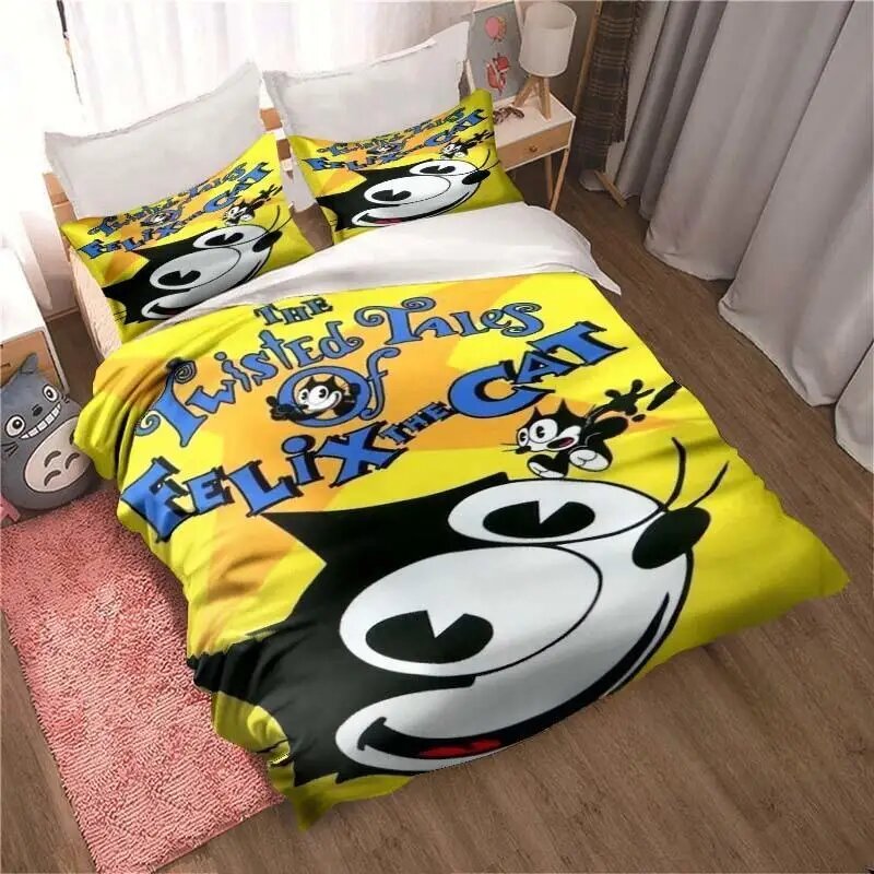 Комплект постельного белья Felix Cat, AU Single(140x210cm), цвет 4
