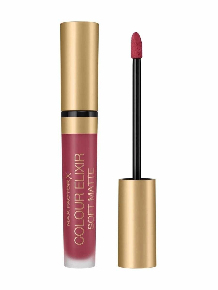 MAX FACTOR Губная помада Colour Elixir Soft Matte жидкая, 4 мл, 035 Faded Red
