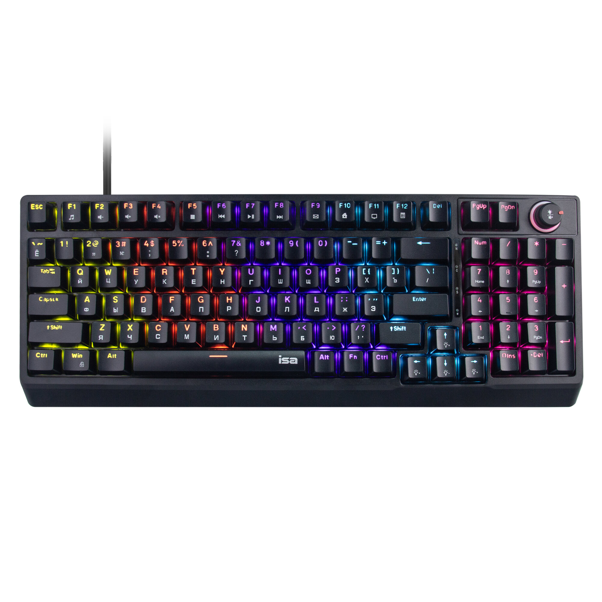 Механическая игровая клавиатура с RGB подсветкой
