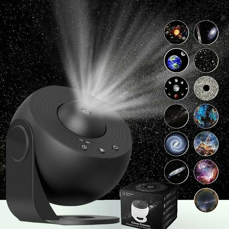 Гобо-проектор Thundeal Starry Sky TD80W, портативная, черная