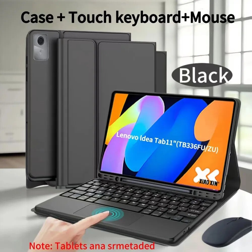 Случай для Lenovo Idea Tab 11-дюймовый TB336FU/Zu, беспроводная крышка клавиатуры Bluetooth для Lenovo Idea Tab 11-дюймовая, съемная клавиатура
