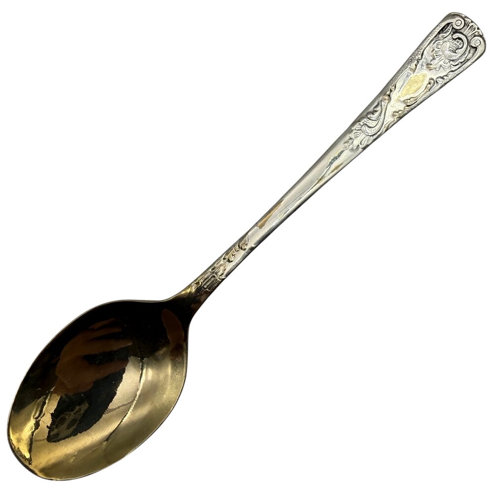 Ложка десертная "Подражание", 18.5 см, МНЦ, 1970-1980 гг, З-д быт. металлоизделий, Эчмиадзин, СССР