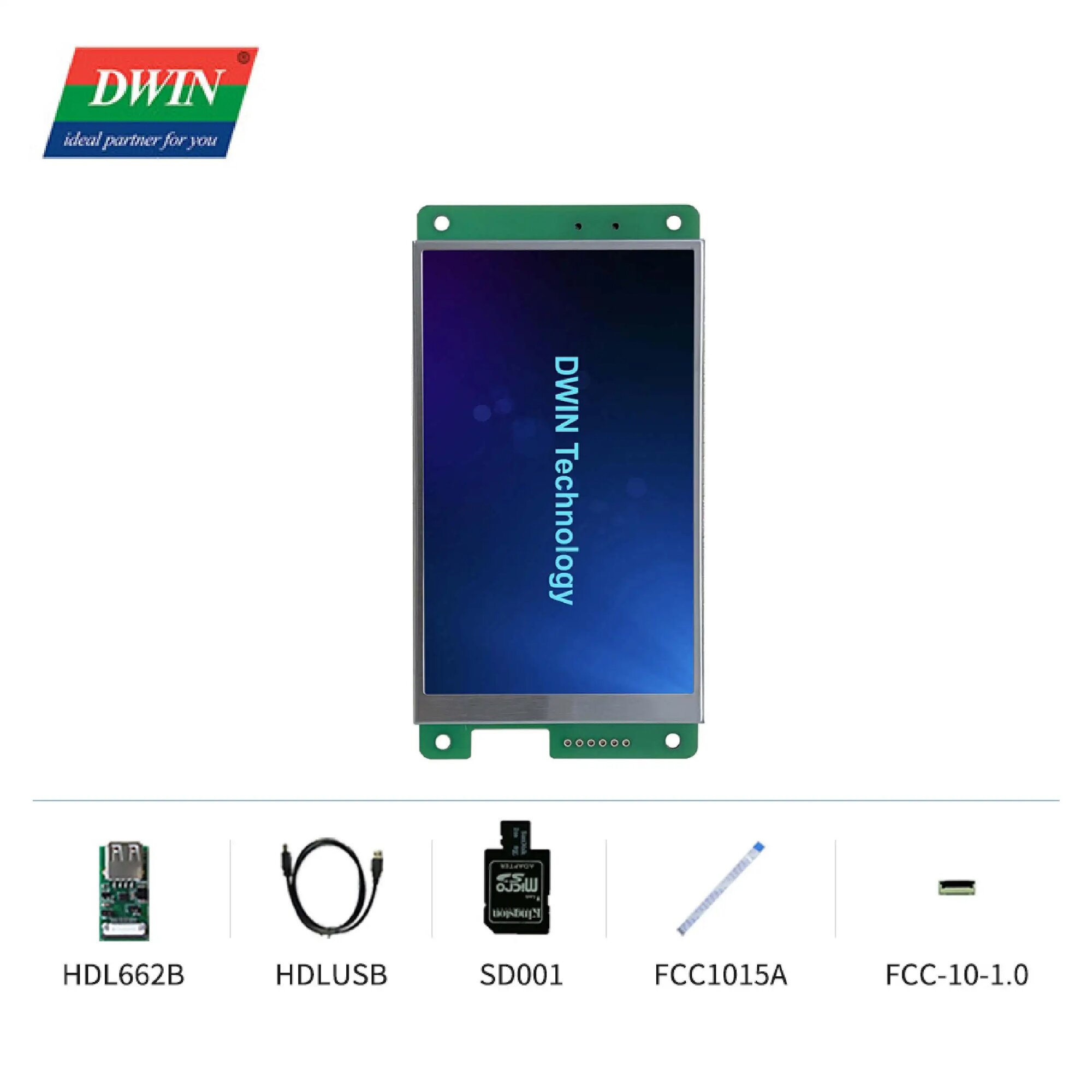 DWIN 4.3 дюймовый TFT LCD модуль DMG80480C043_02W WN and Accessory
