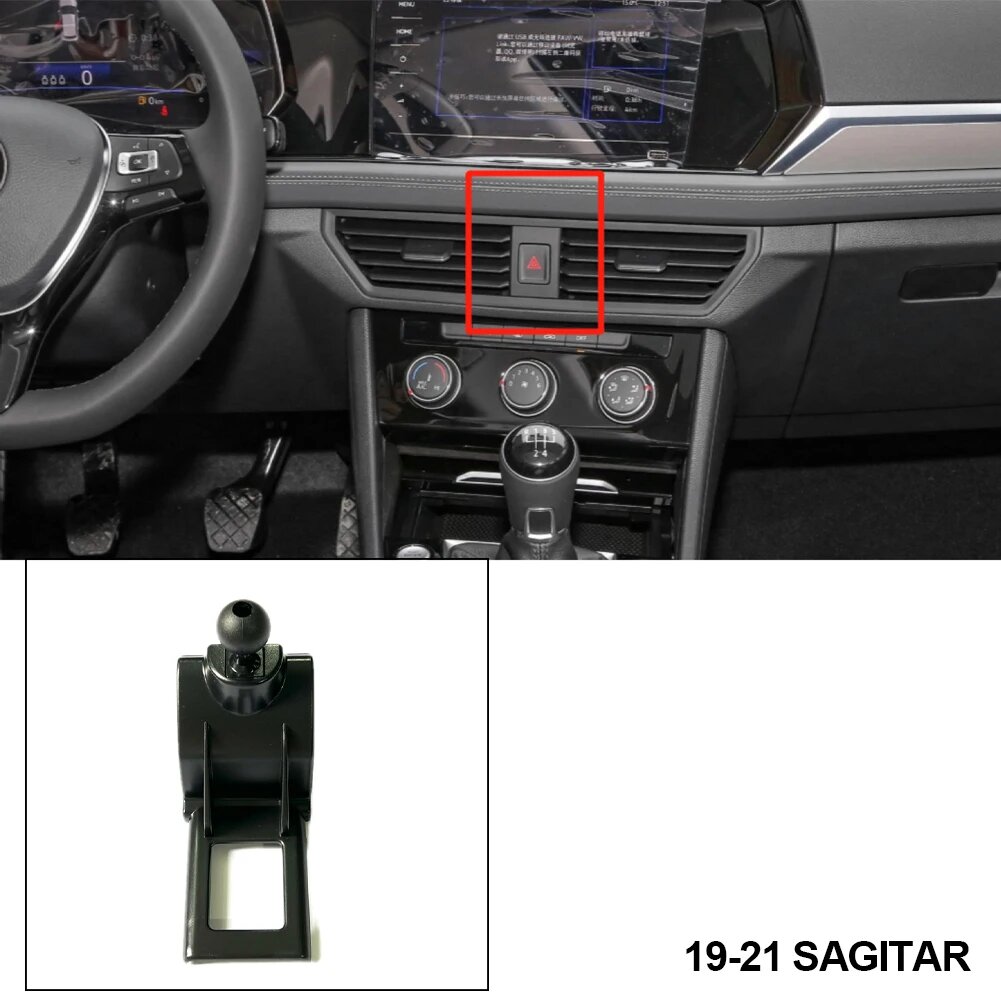 Автомобильный кронштейн для телефона с пряжкой, специальная база для VolksWagen VW 19-21 Sagitar