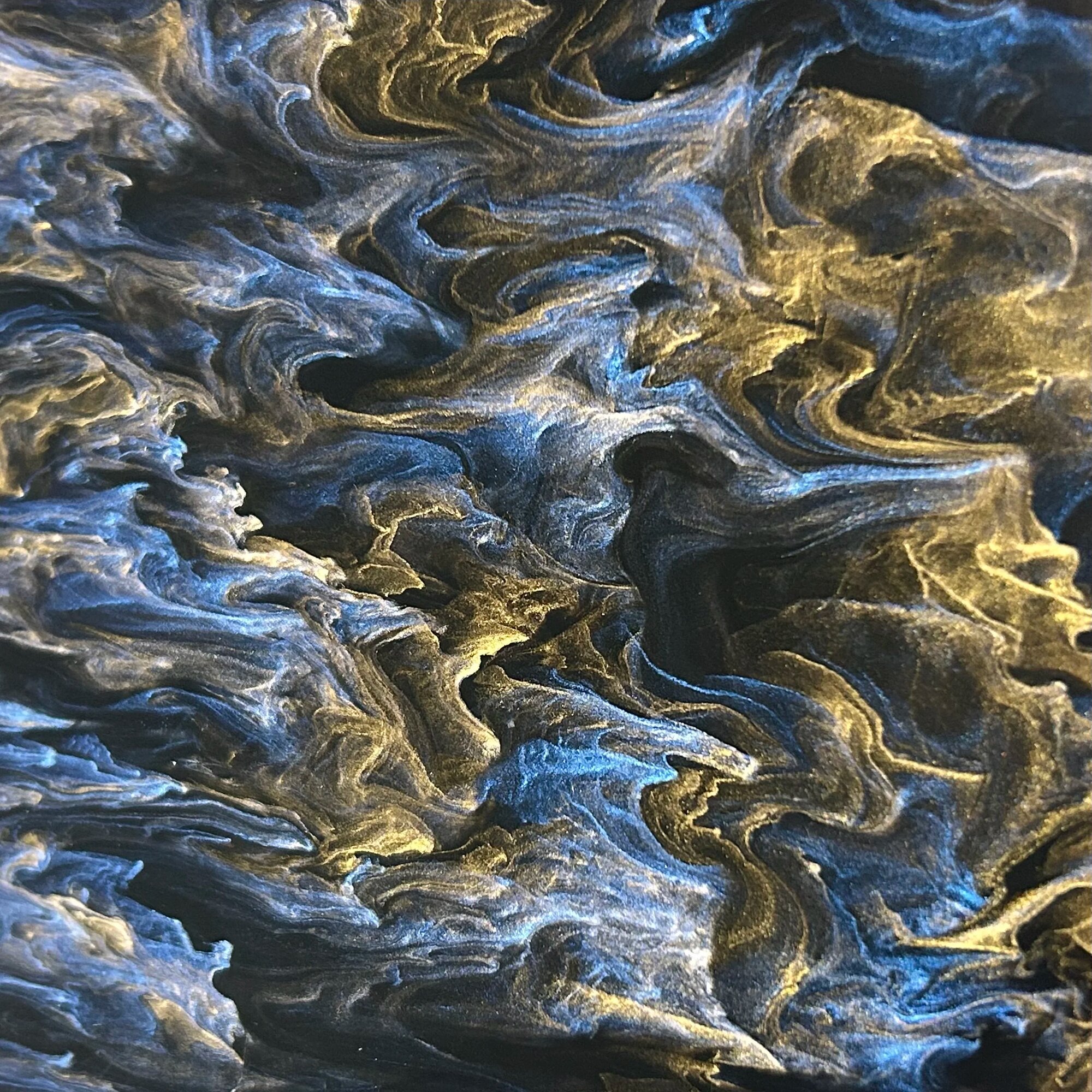 Многоцветные акриловые листы с дымовым узором CXXCL 3 мм Темно-синий, 2pcs of 200mmx100mm, S - 311