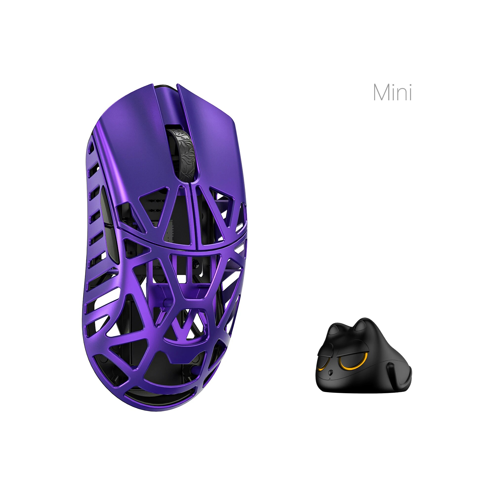 WLMOUSE Beast X Mini Pro 34г беспроводная игровая мышь purple(Side Slits)