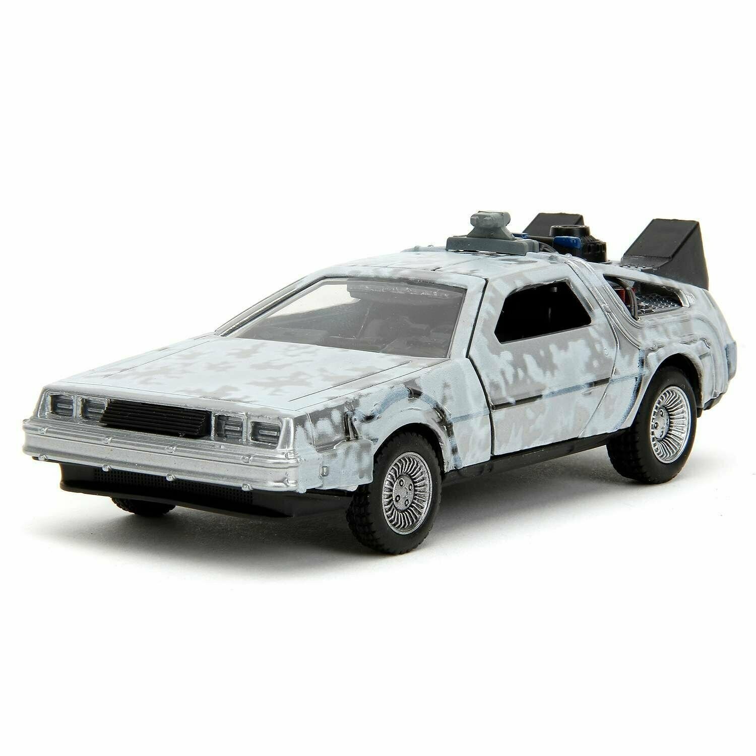 Модель Машинки Hollywood Rides 1:32 Назад в будущее Time Machine (Back To The Future-1) Frost 34785