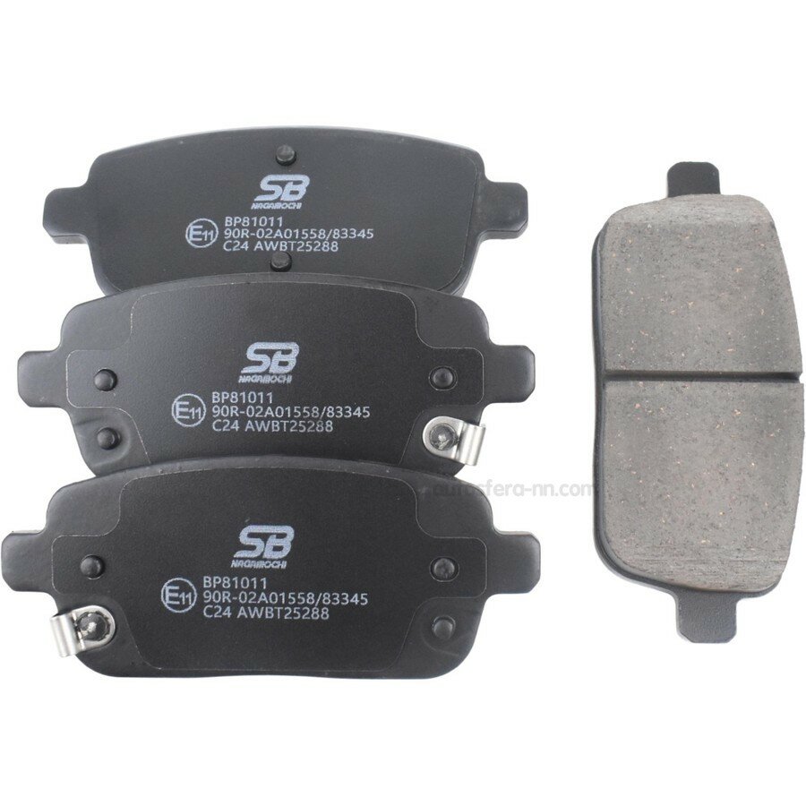 SB NAGAMOCHI BP81011 К-т дисков. тормоз. колодок
