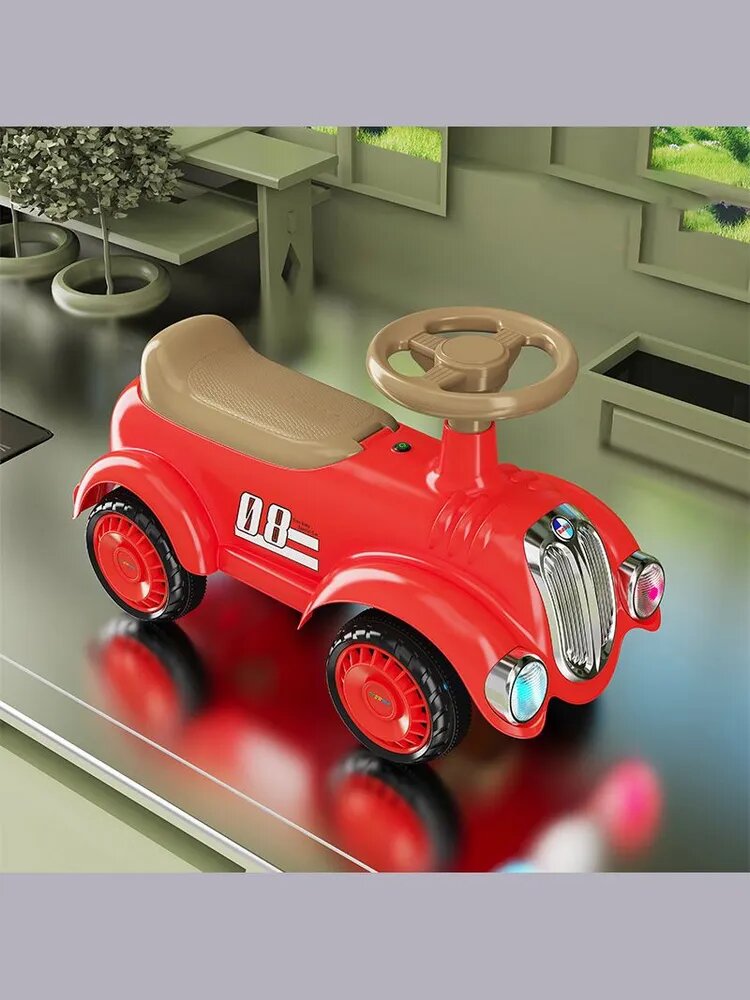 Толокар Для Девочки Красный детский автомобиль каталка для малышей