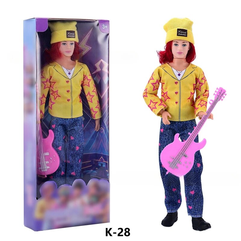 Кукла Кен, музыкант, K-28, 30 см