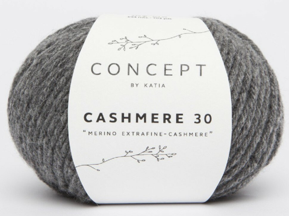 Пряжа #979.204 Cashmere 30 25 г 94 м Katia