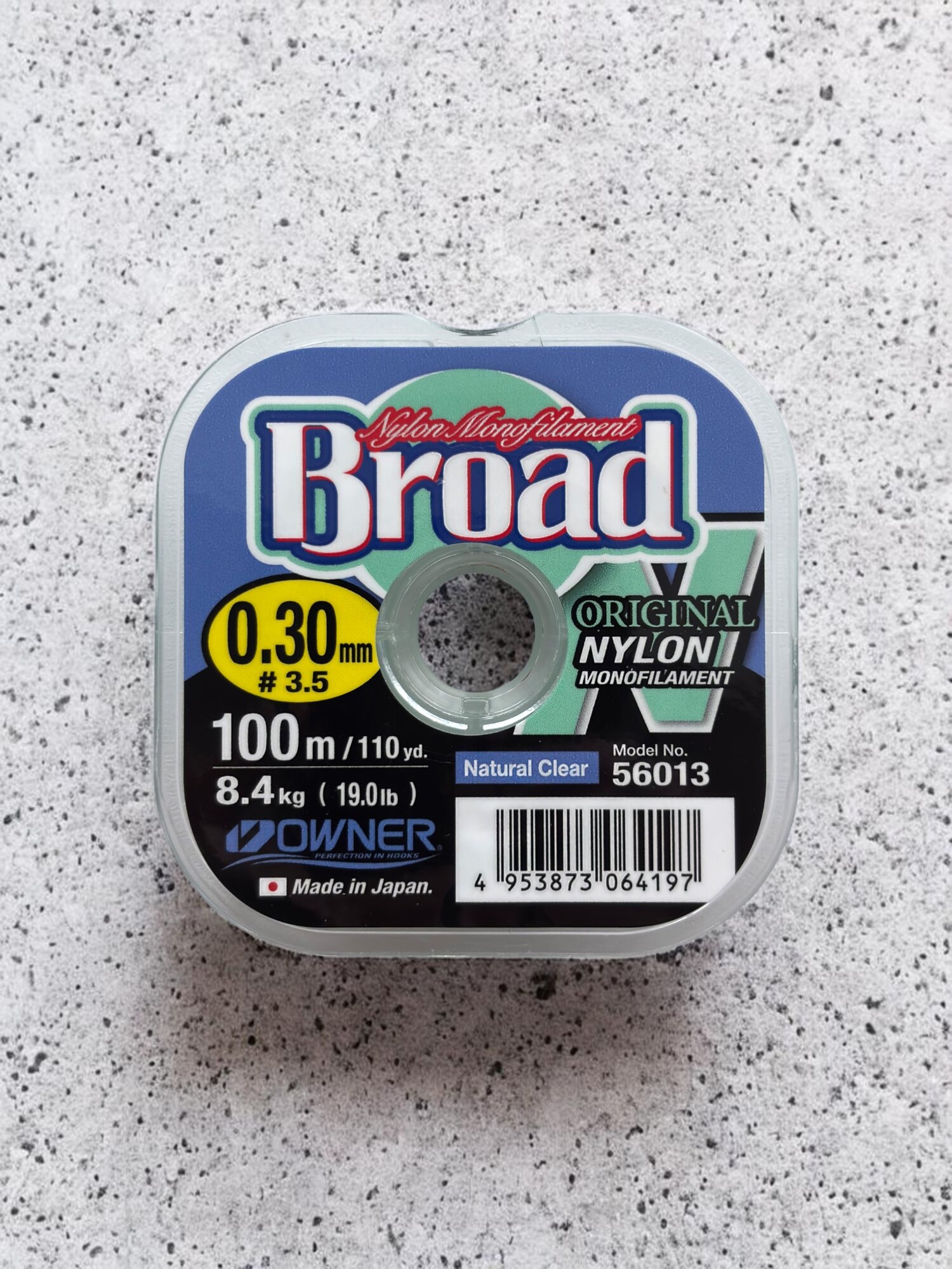 Леска Owner Broad 100 м 0,30 мм 8,4 кг монофильная Natural Clear