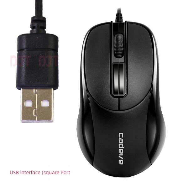 Мышь Cadeve/Cadeve с круглым ртом, USB проводная домашняя игра для PS2, игра с квадратным ртом, старомодный настольный