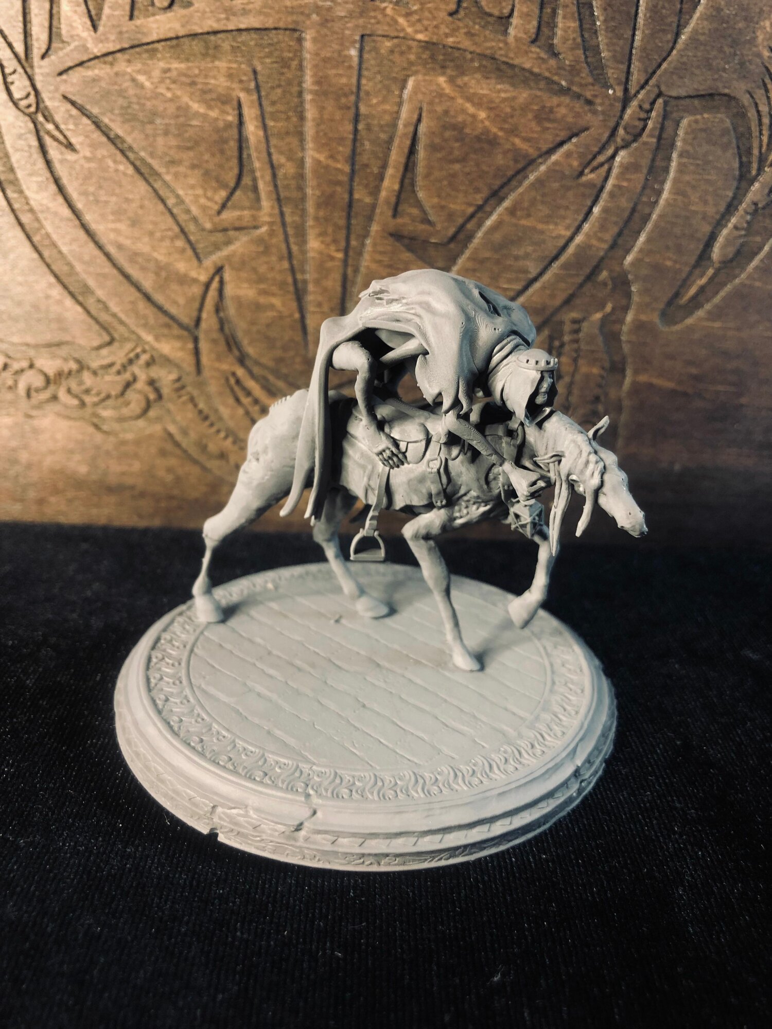 Пустынный всадник, монстр - Миниатюра для настольных игр DnD, ДнД, Dungeons & Dragons, Pathfinder.
