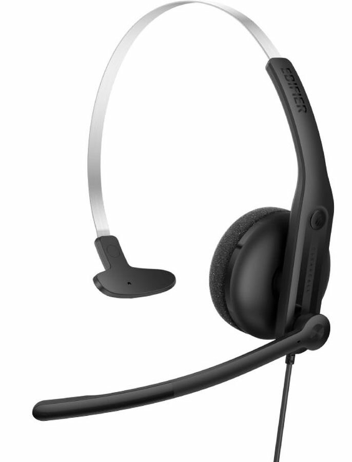 Наушники Edifier CC100, USB Type-C / USB A, накладные, черный