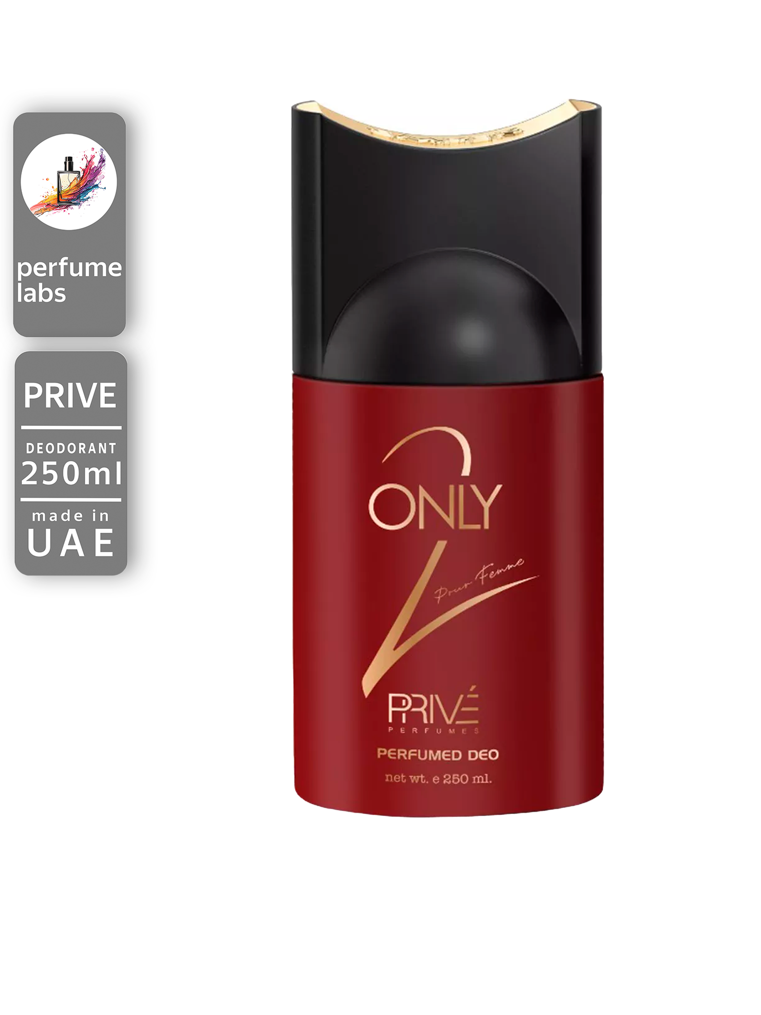 Prive парфюмированный дезодорант - спрей Only 2 deo 250ml