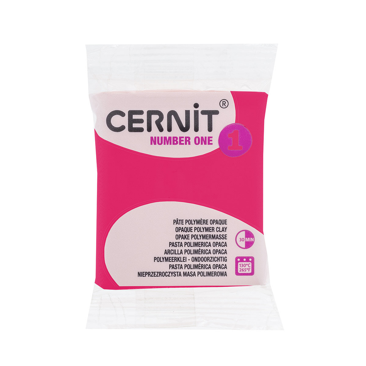 Полимерная глина запекаемая (пластика), Cernit № 1, 56 г (420 карминово-красный)
