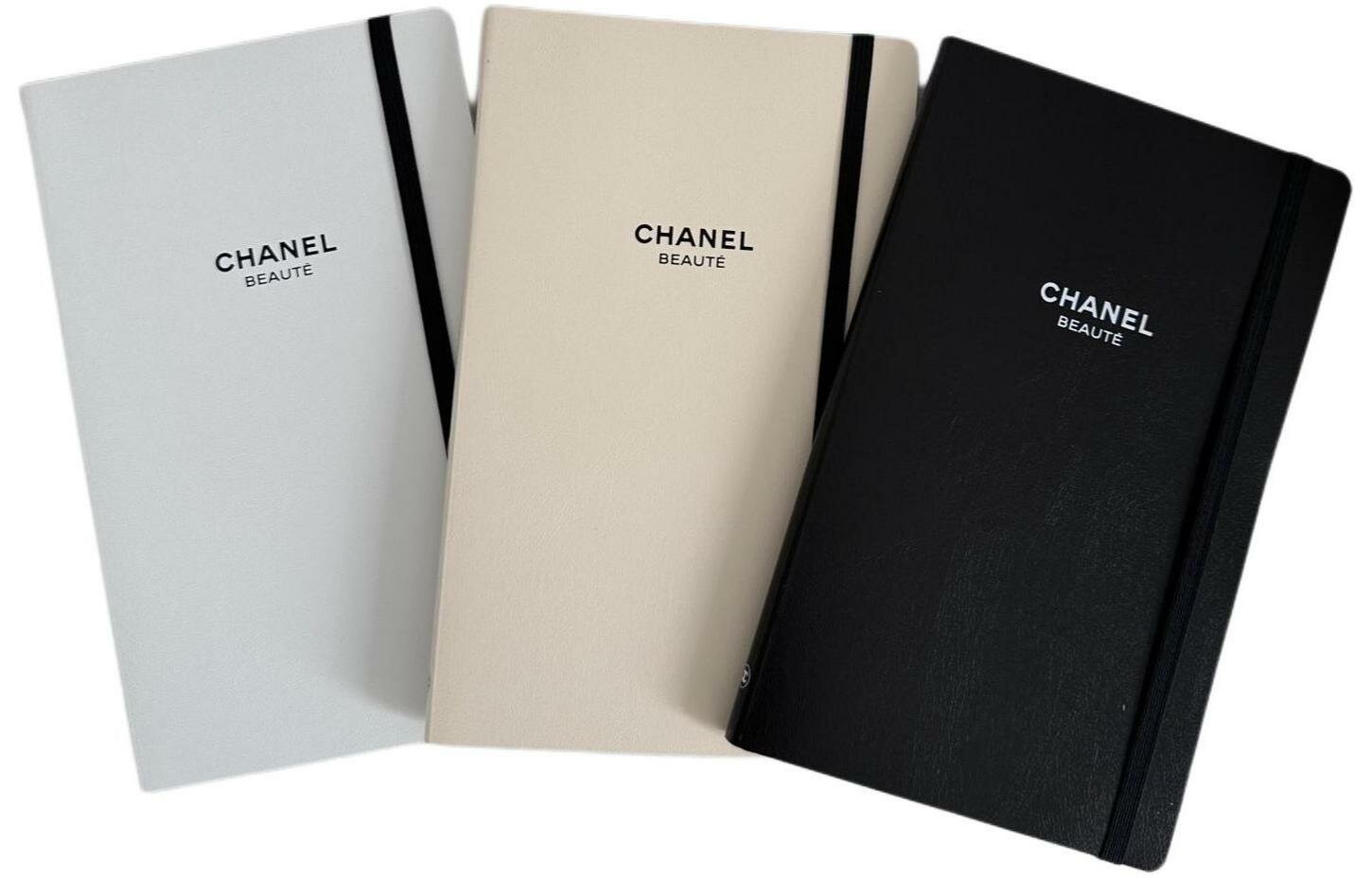 Планировщик унисекс CHANEL 5781819 из искусственной кожи, трехцветный