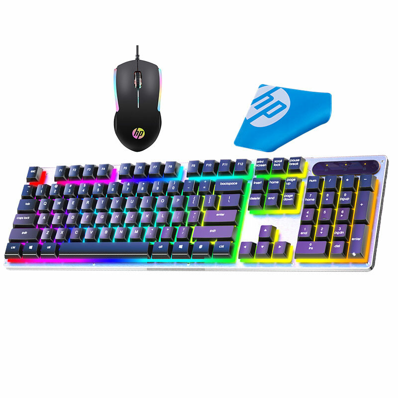 Проводная игровая мышь унисекс HP HUIPU M160, многоцветная RGB-подсветка